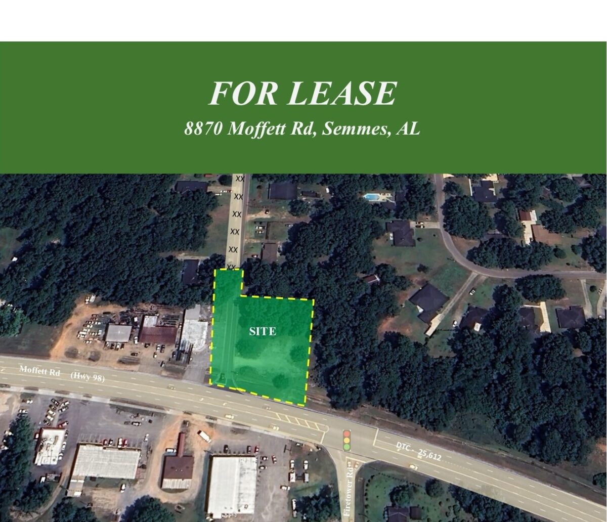 Commercial Property For Lease 8870 Moffet Rd Mobile AL