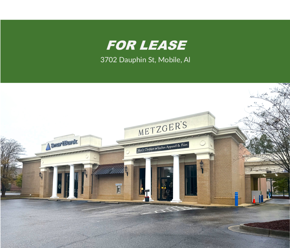 3702 Dauphin St For Lease Mobile AL Bank Building - MPT
